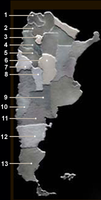 Mapa de Arte Rupestre de la República Argentina - Arteargentino.info